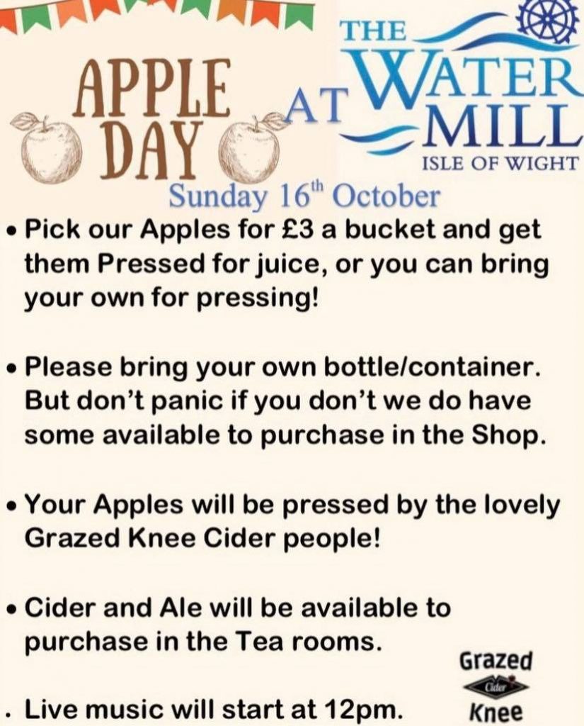 Apple Information - Calbourne Νερόμυλος Isle of Wight